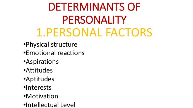 Personality development