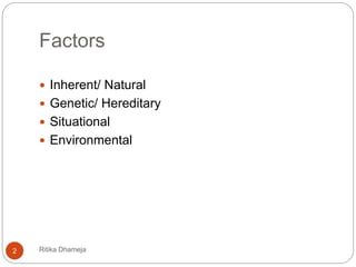 Personality development | PPTX | Science