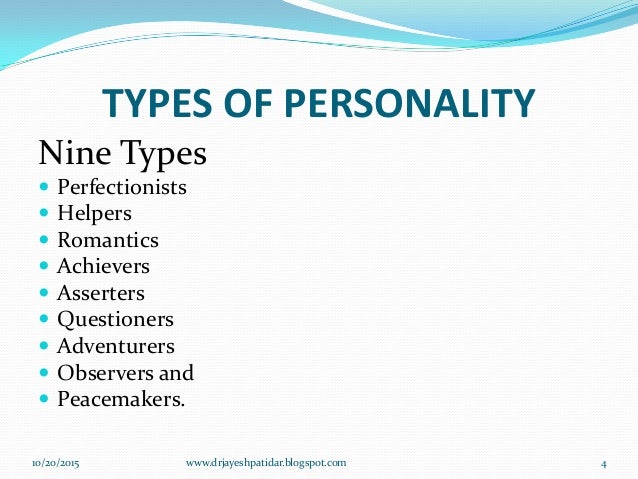 Personality development