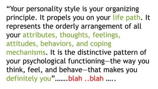Personality development | PPT