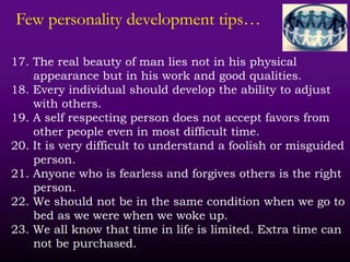 Personality development & Types of Personality | PPTX