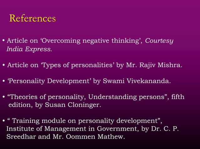 Personality development & Types of Personality | PPTX