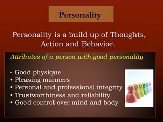 Personality development & Types of Personality | PPTX