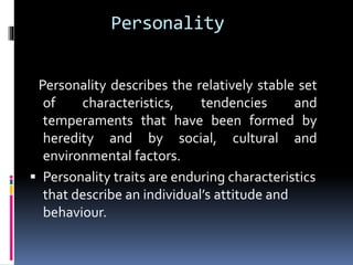 Personality development | PPTX