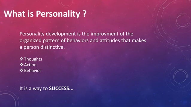 Personality development | PPT