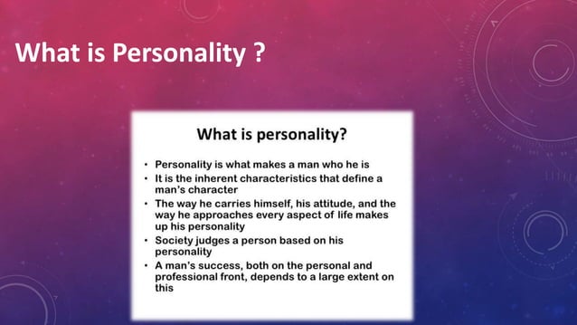Personality development | PPT