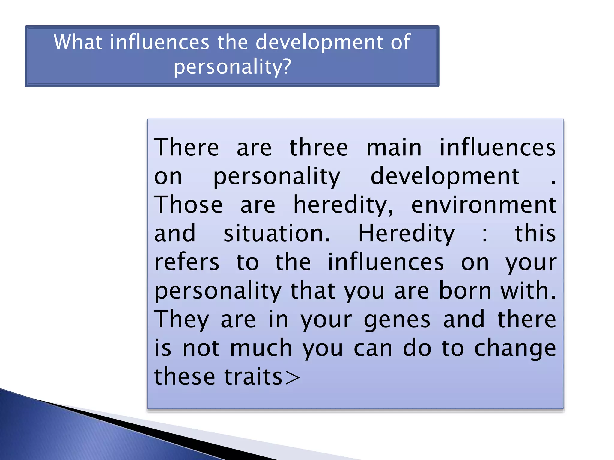 Personality development | PPTX