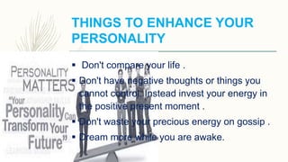 Personality development | PPT