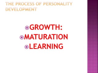 Personality development | PPTX