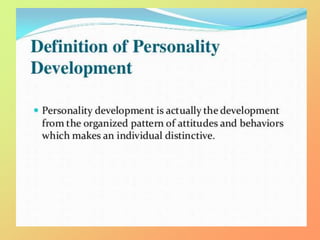 Personality development | PPT