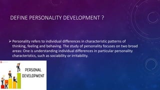 Personality development | PPTX