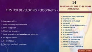 Personality development | PPTX