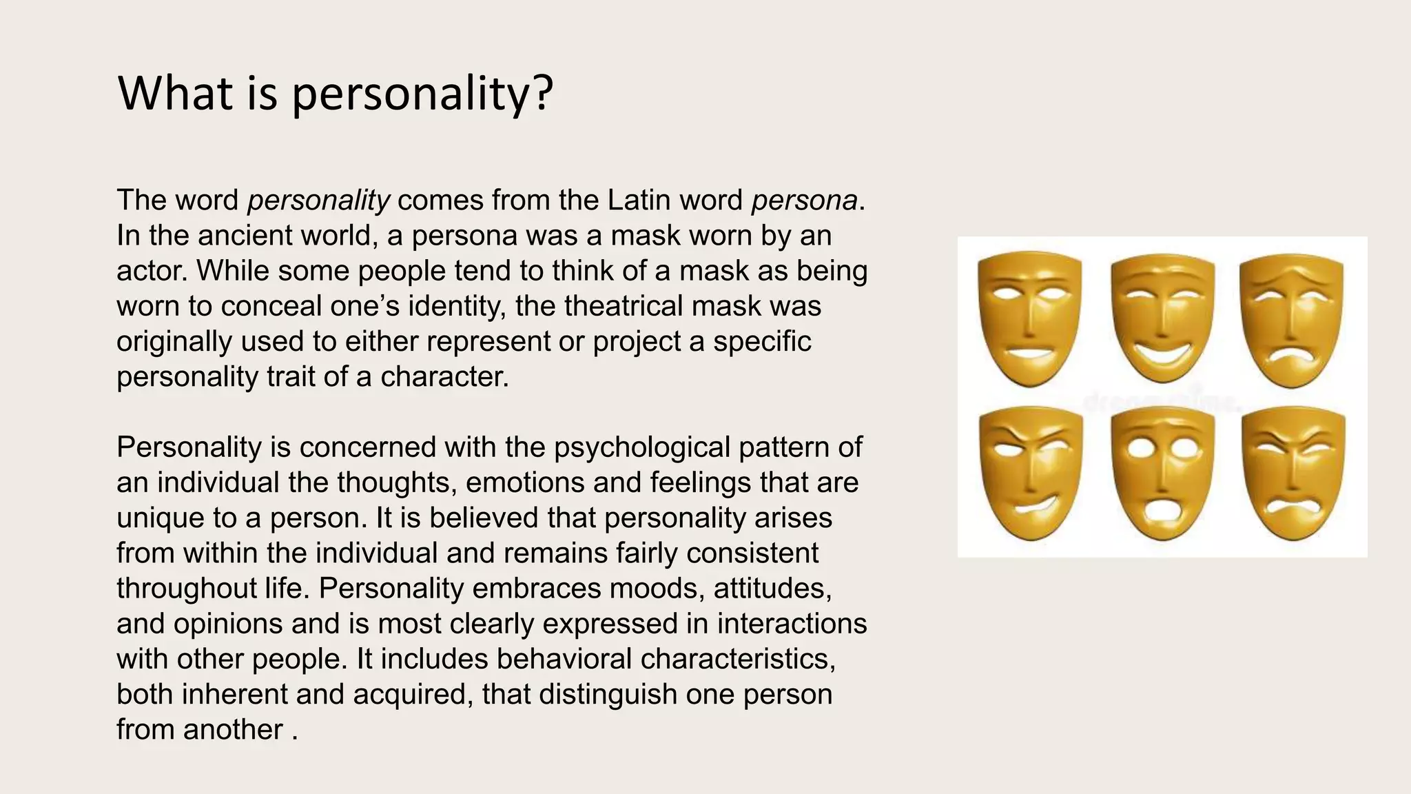 Personality development | PPTX