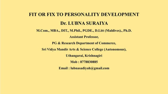 Fix or Fit to Personality Development.pptx