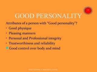 Personality development healthy mind & body | PPT