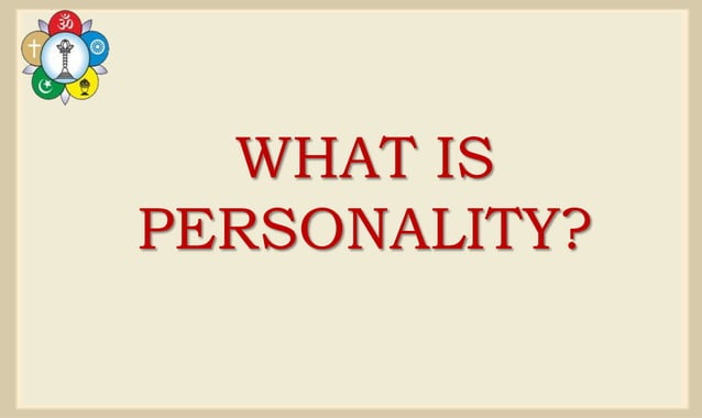PERSONALITY DEVELOPMENT | PPT