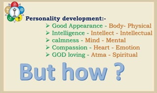 PERSONALITY DEVELOPMENT | PPT