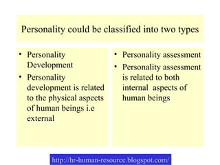 Personality Development | PPT