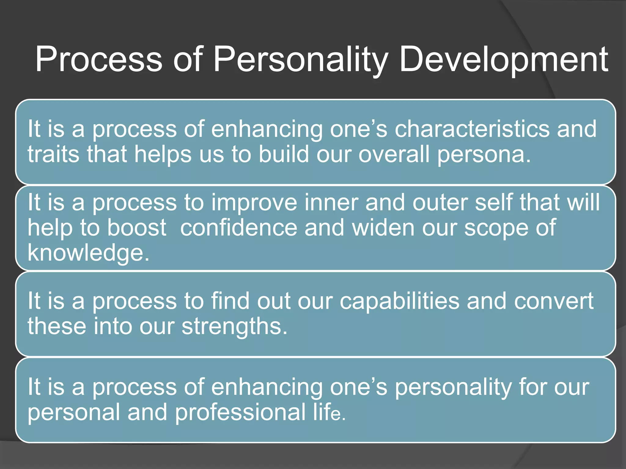 Personality Development and Career orientation | PPTX