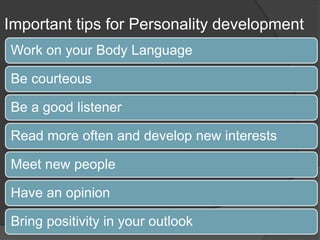 Personality Development and Career orientation | PPTX