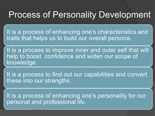 Personality Development and Career orientation | PPTX
