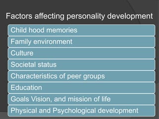 Personality Development and Career orientation | PPTX