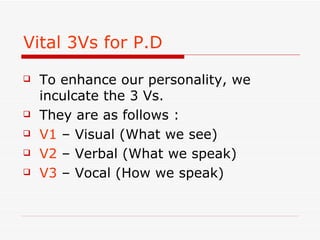 Personality development by anupma sharma | PPT