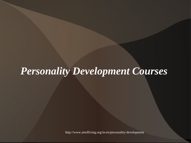 Personality development courses | PDF | Workshops and Classes | Hobbies & Interests