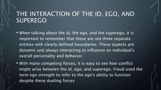 Personality development freud theory | PPTX