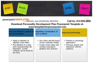 Download Personality Development Plan Powerpoint Template | PPTX