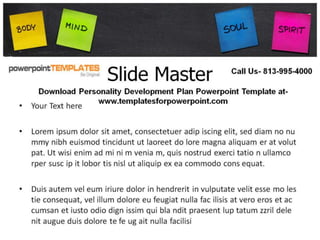Download Personality Development Plan Powerpoint Template | PPTX
