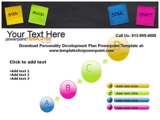 Download Personality Development Plan Powerpoint Template | PPTX