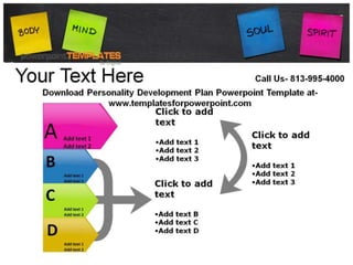 Download Personality Development Plan Powerpoint Template | PPTX