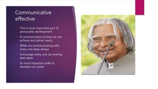 Personality development ppt | PPTX | Dating | Family and Relationships