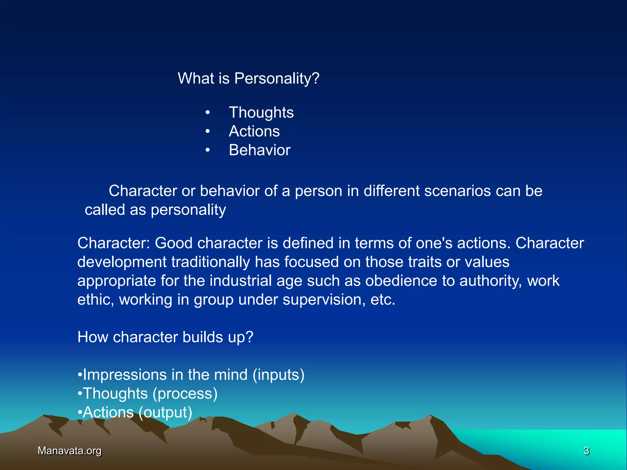 Personality development presentation | PPT