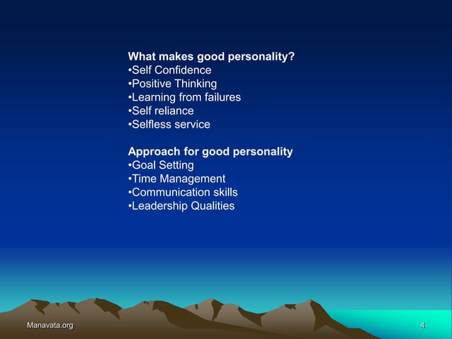 Personality development presentation | PPT | Career Advice | Careers