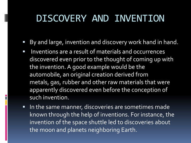 discovery v/s invention | PPTX | Physics | Science