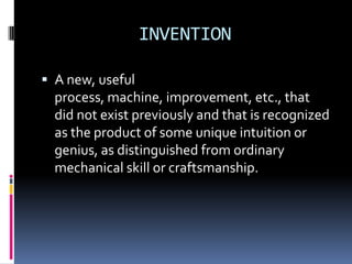 discovery v/s invention | PPTX