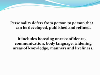 Wear your Own Personality.. | PPT