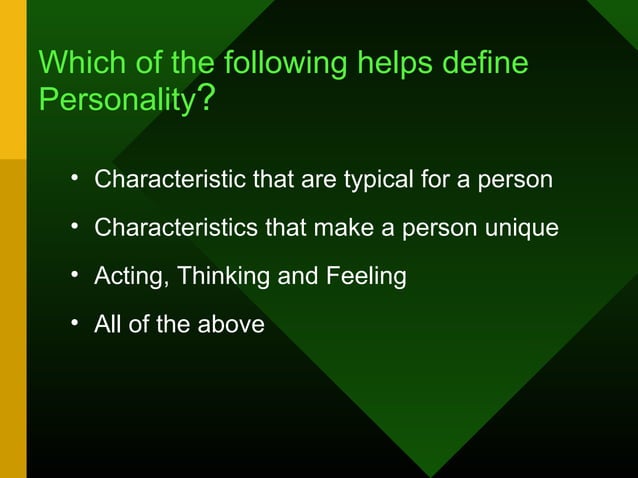 Personality development sd | PPT