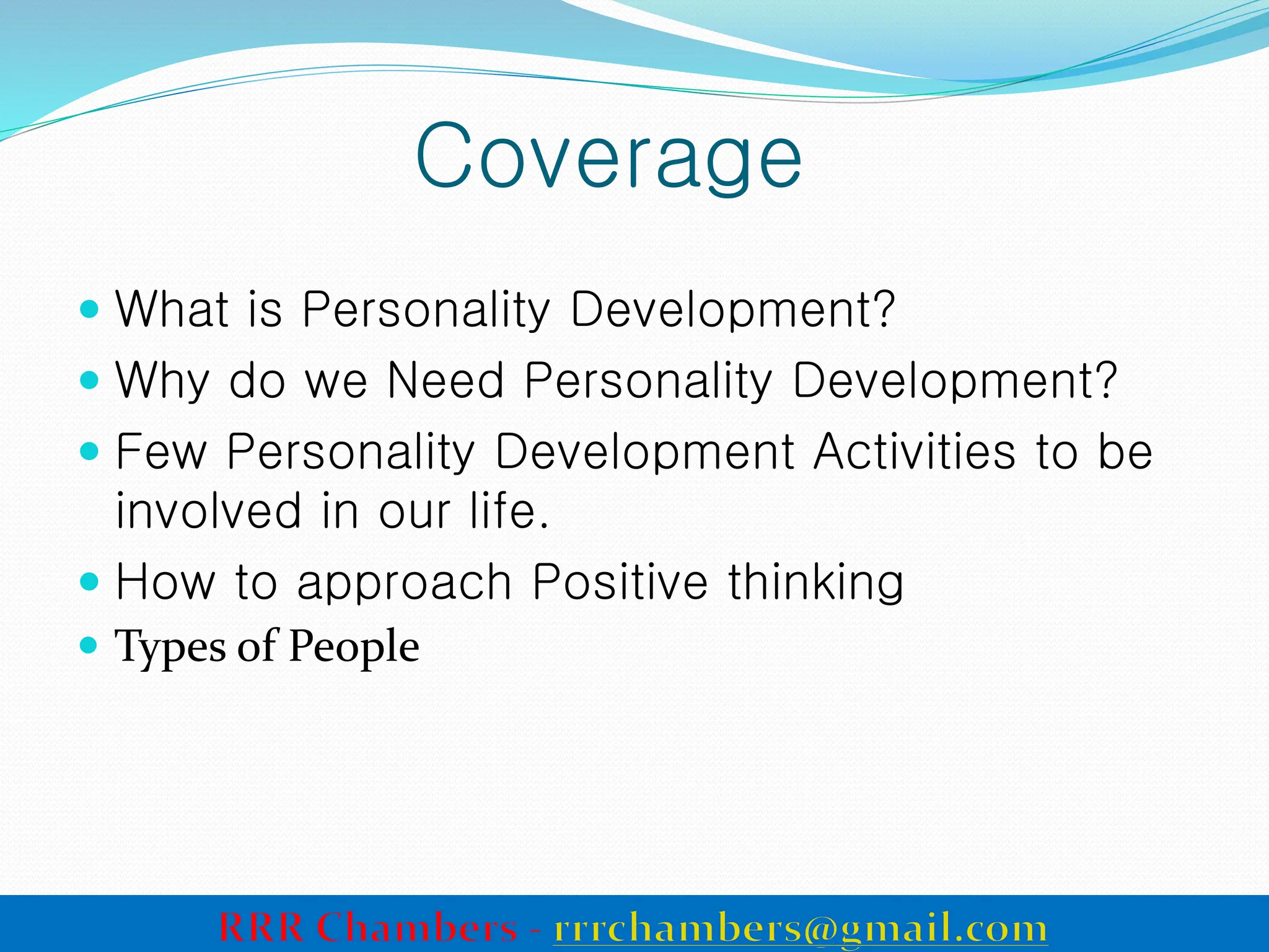 PERSONALITY DEVLOPMENT - PPT.ppt PRESENTATION | PPTX