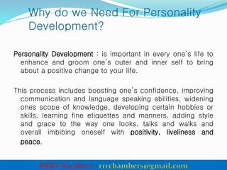 PERSONALITY DEVLOPMENT - PPT.ppt PRESENTATION | PPTX