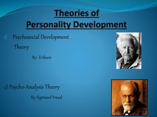 Personality Development theory | PPTX