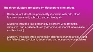 Personality disorder | PPTX