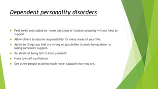 Personality disorder | PPT