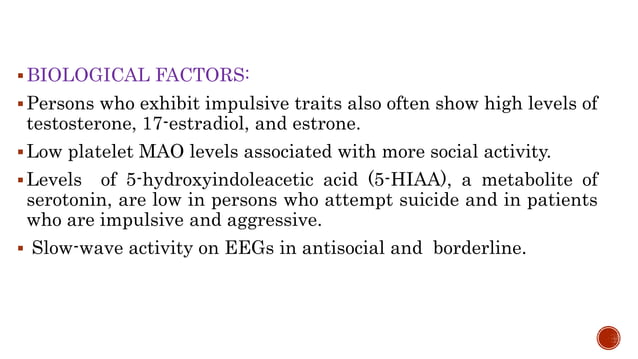 Personality disorder CLUSTER A | PPTX