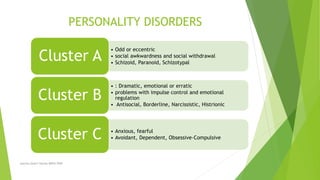 Personality disorder | PPTX