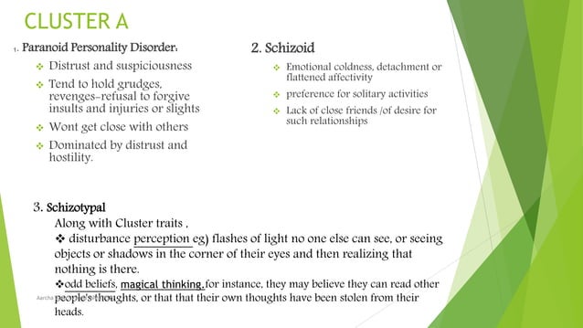 Personality disorder | PPTX | Mental Health | Diseases and Conditions