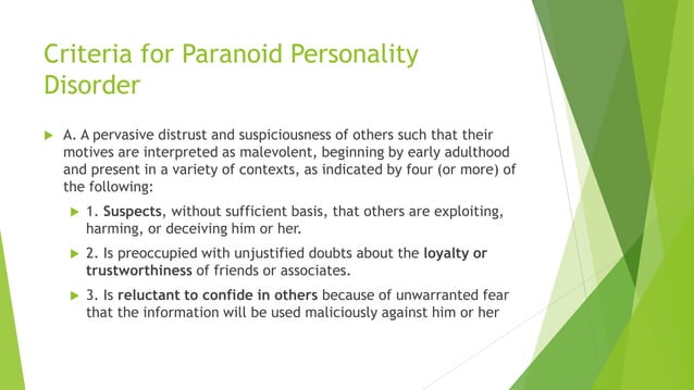 Personality disorder.pptx | Free Download