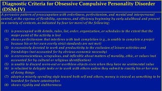 Personality disorder - cluster C | PPTX